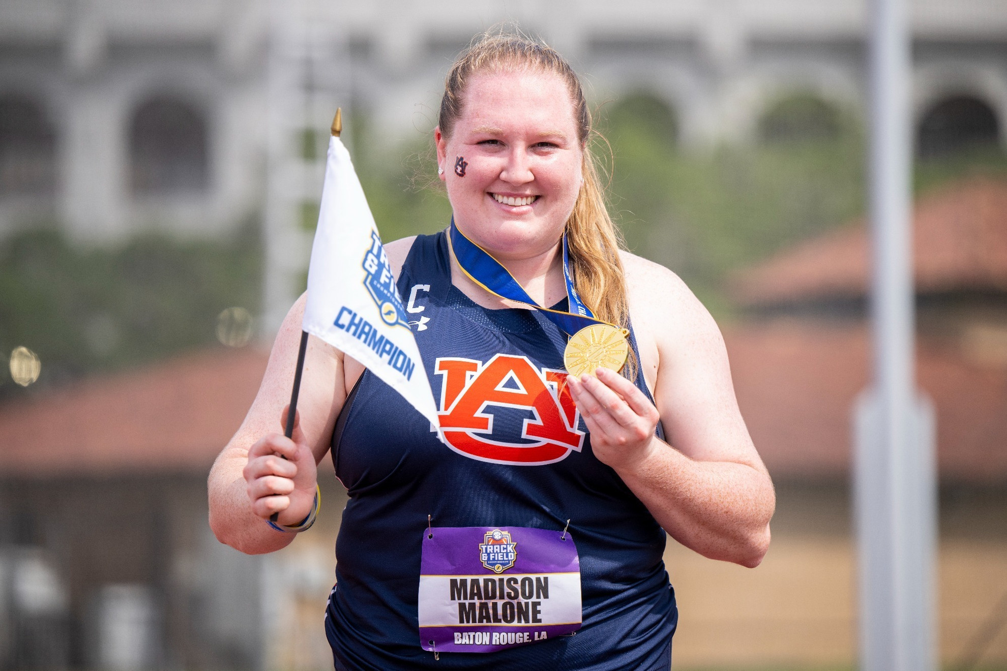 Malone wins gold on day one of SEC Championships - Auburn Tigers ...