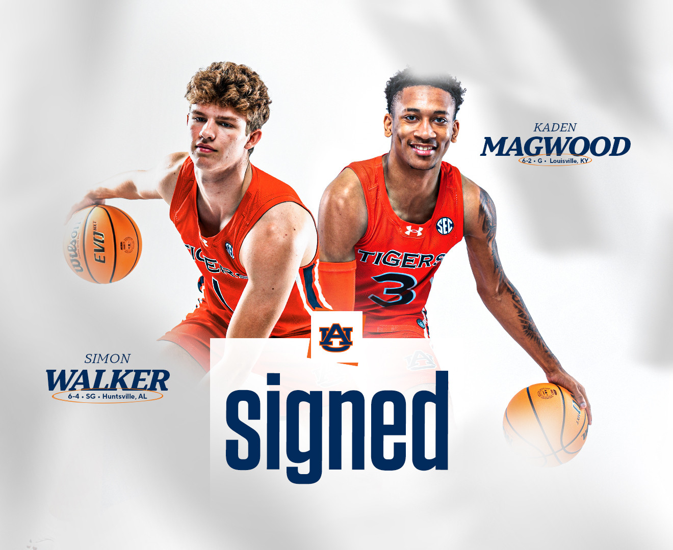 Tigers ink Magwood and Walker during early signing period - Auburn ...