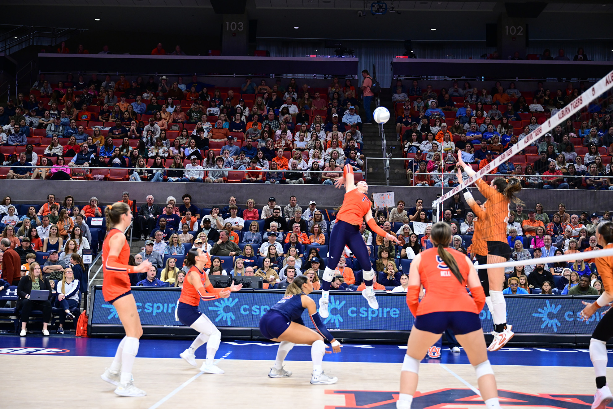 Record crowd fills Neville Arena, Tigers battle tough but fall to No ...