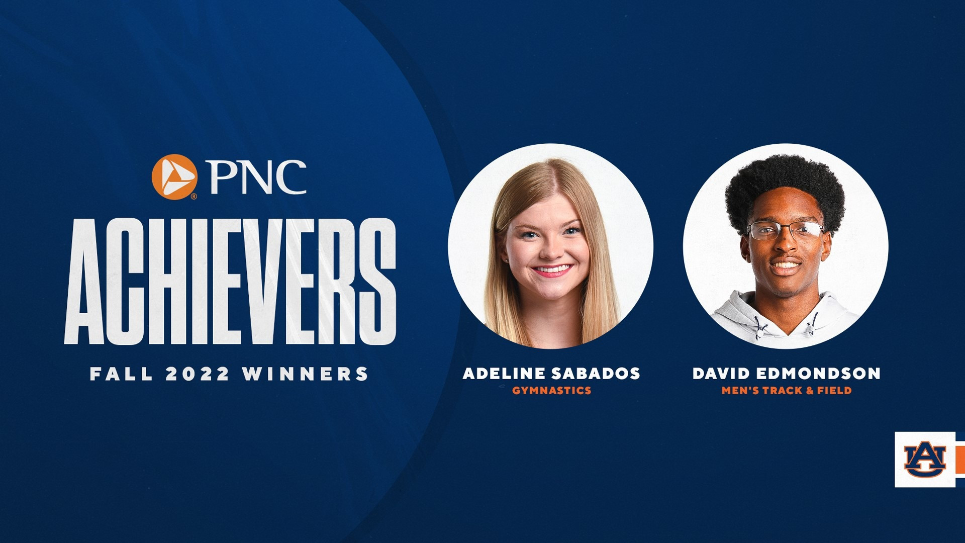 Auburn announces Edmondson, Sabados as Fall 2022 PNC Achievers - Auburn ...