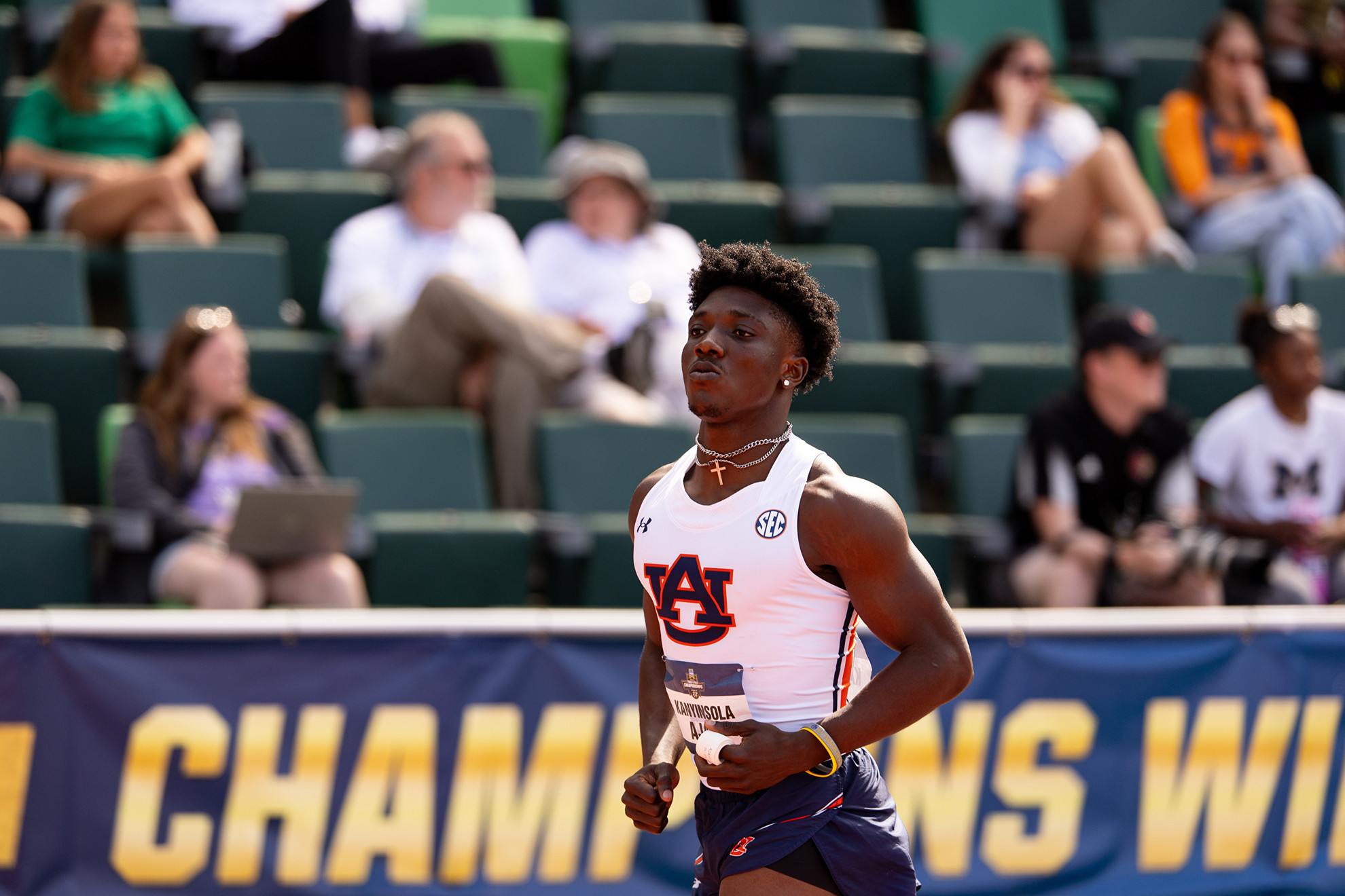 Strong showing for AU men with top times, school records at Day 1 of ...