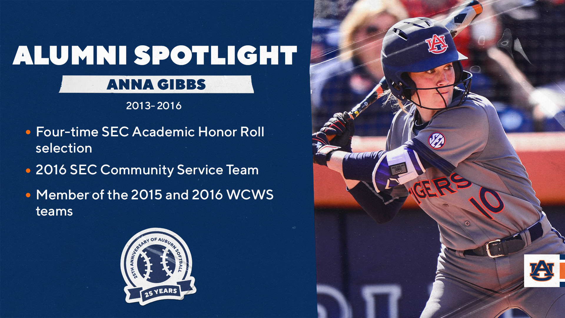 Alumni Spotlight: Anna Gibbs - Auburn Tigers - Official Athletics Website
