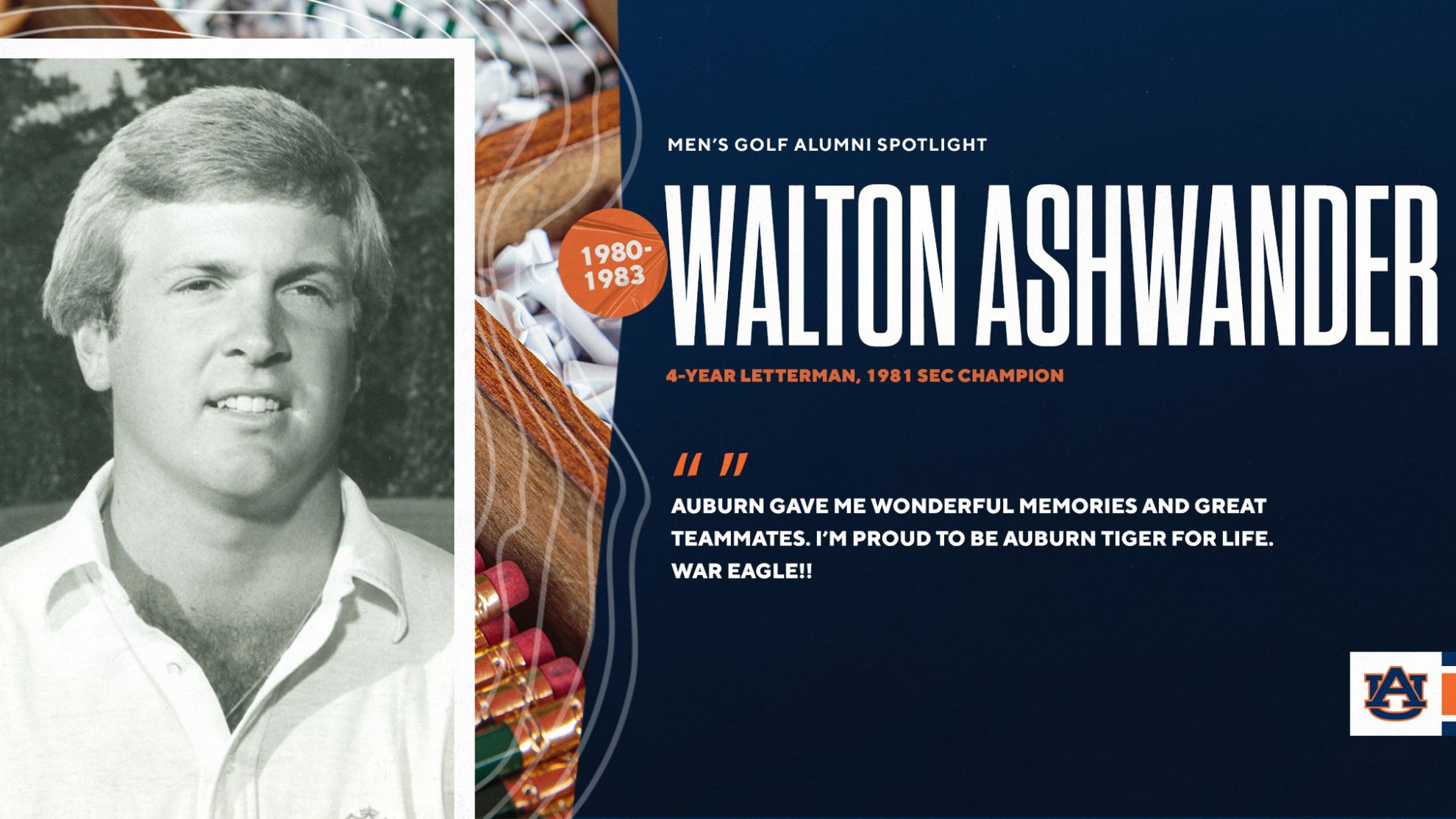 Alumni Spotlight: Walton Ashwander - Auburn Tigers - Official Athletics ...