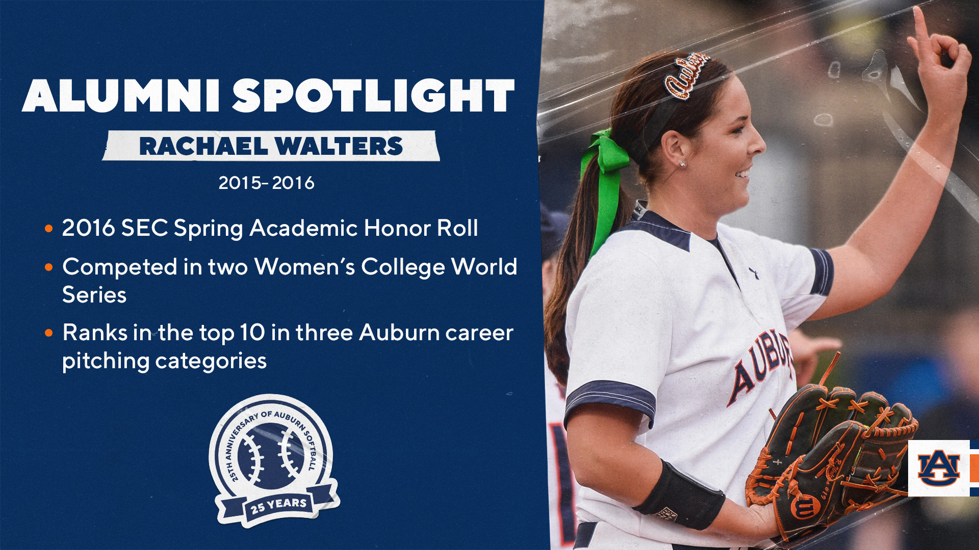 Alumni Spotlight: Rachael Walters - Auburn Tigers - Official Athletics ...