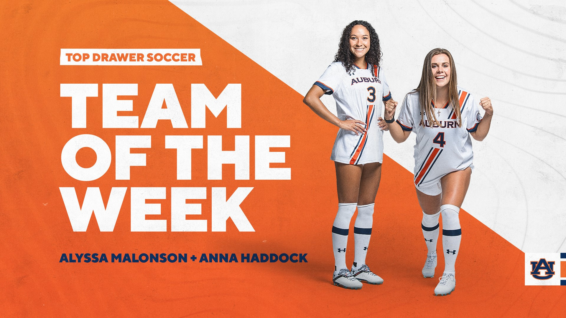 Haddock, Malonson recognized by Top Drawer Soccer - Auburn Tigers ...