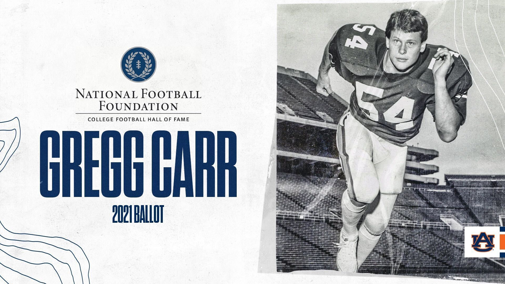 Auburn’s Greg Carr listed on 2021 CFB Hall of Fame ballot - Auburn ...