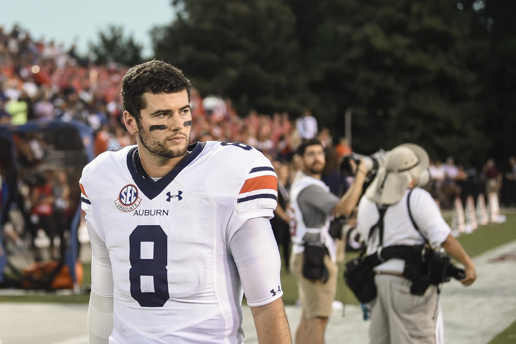 A different spin: How Jarrett Stidham is 'more than a quarterback ...