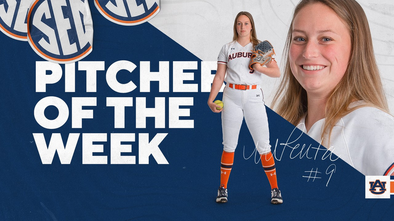 Maddie Penta named SEC Pitcher of the Week - Auburn Tigers - Official ...