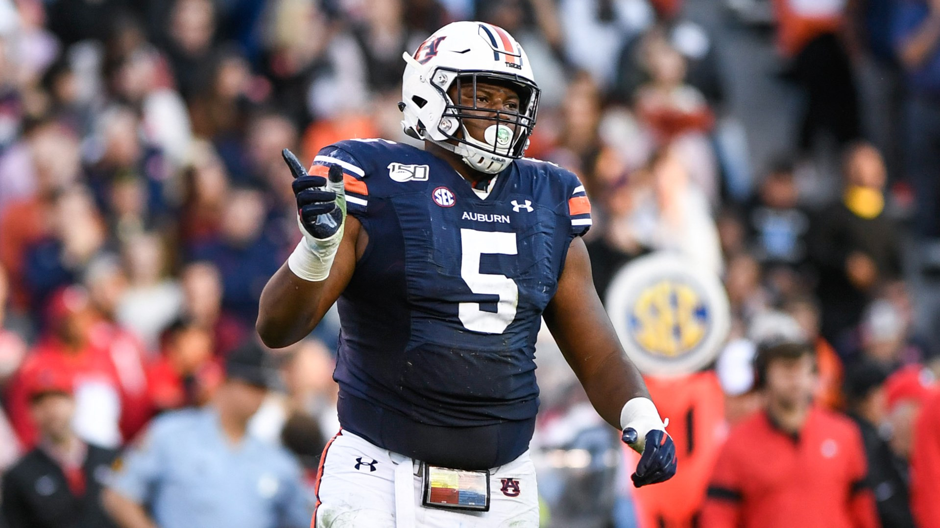 Derrick Brown, AP First Team All-American - Auburn Tigers - Official ...