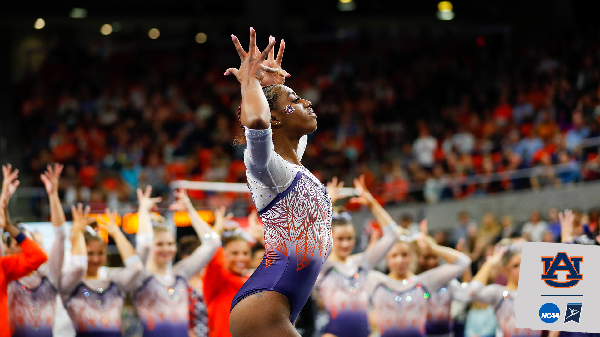 The Queen of the Floor Routine: Auburn gymnast Derrian Gobourne ...