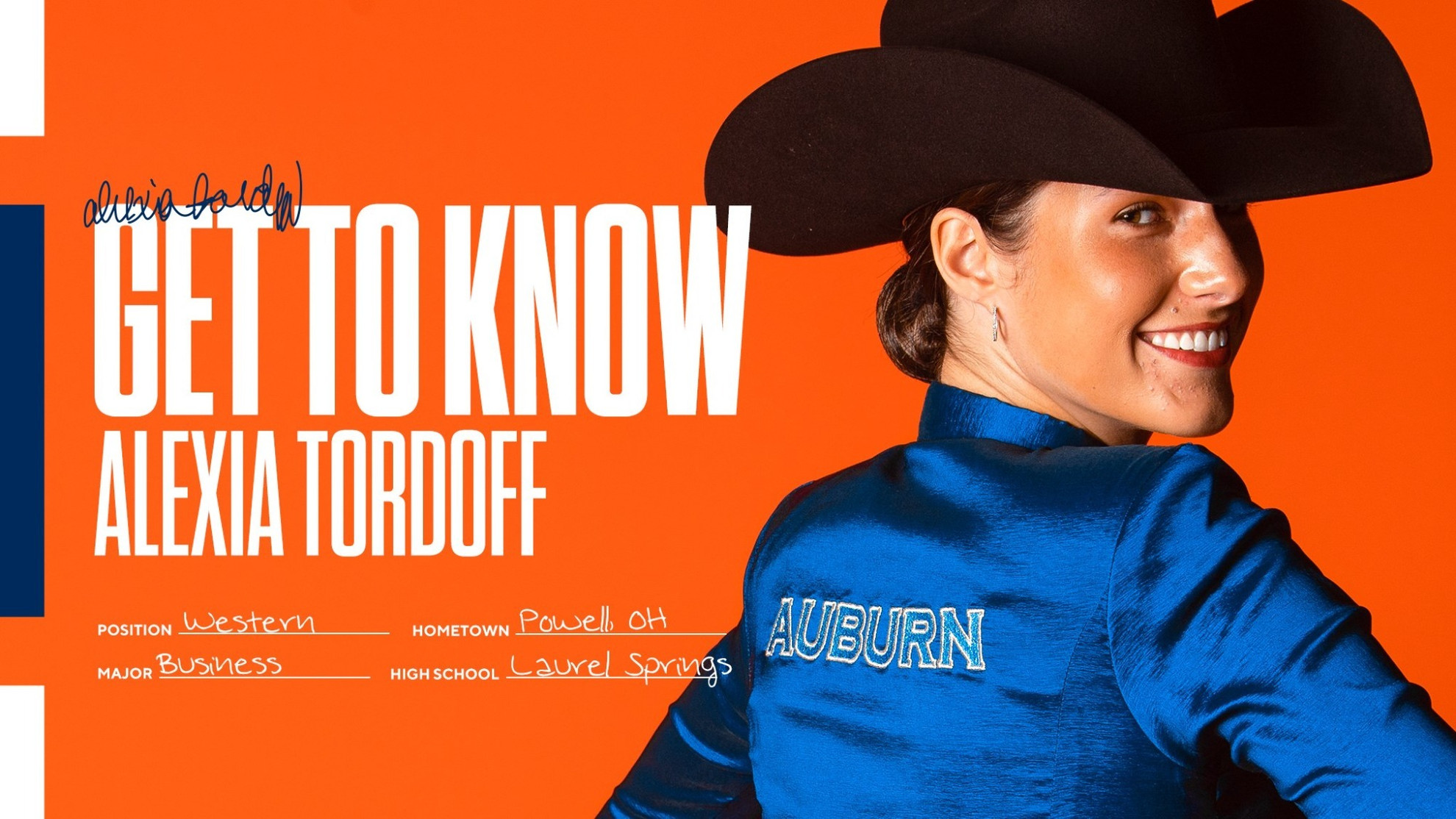 Get To Know: Alexia Tordoff - Auburn Tigers - Official Athletics Website