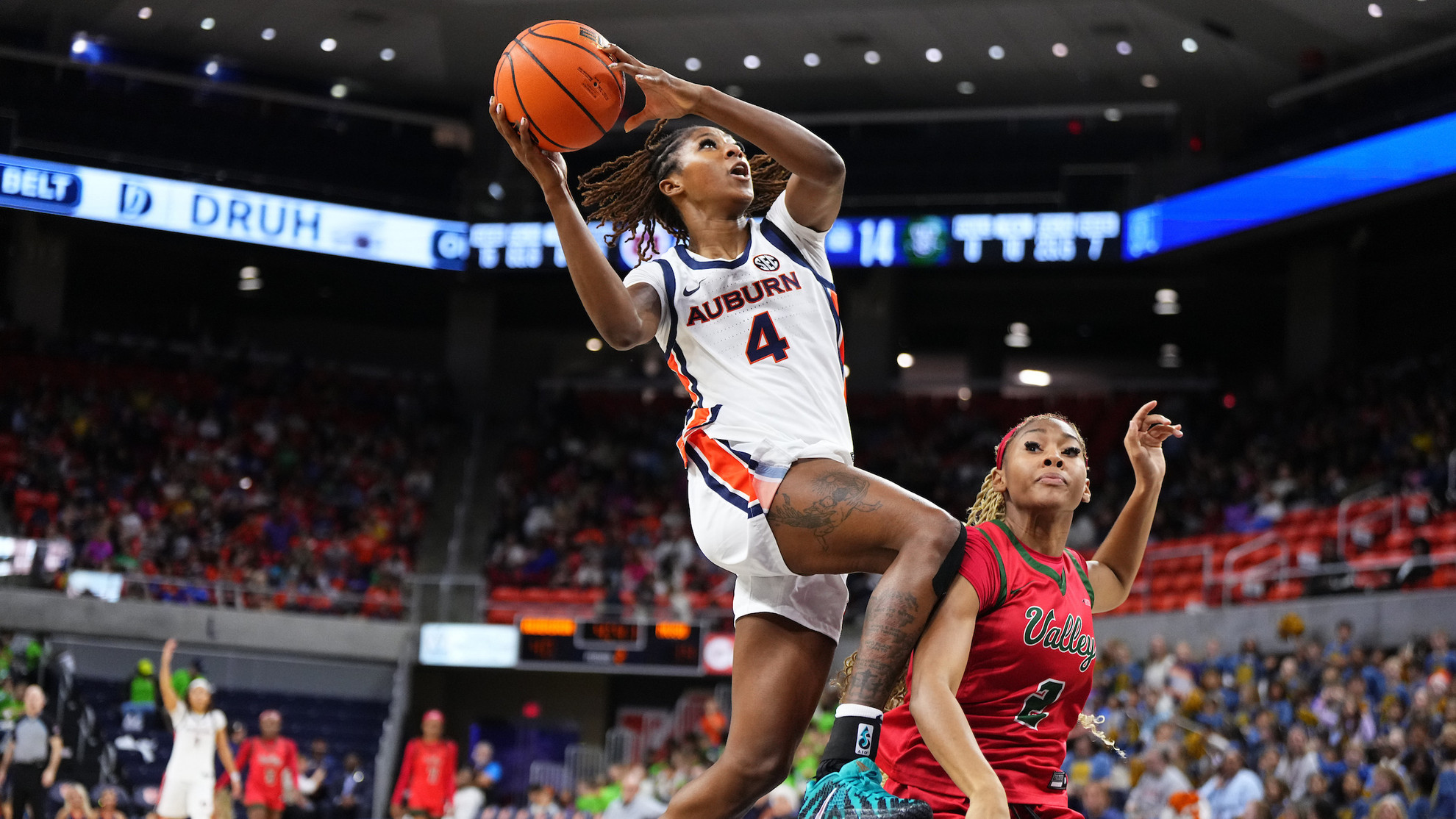 Auburn blasts Miss. Valley St. 110-50 in front of record crowd - Auburn Tigers - Official ...
