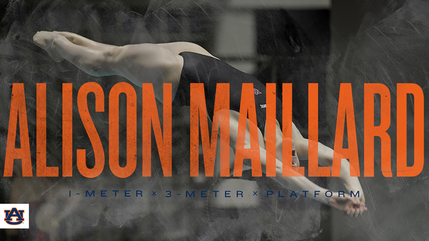 NCAA Diver Spotlight: Alison Maillard - Auburn Tigers - Official ...