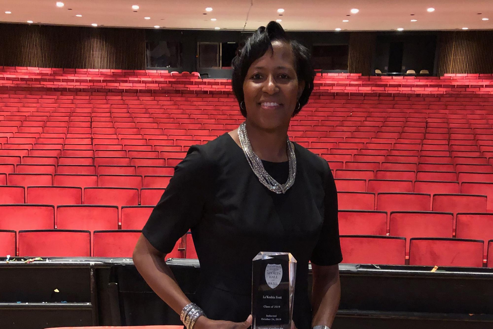 La'Keshia Frett Meredith inducted into Hampton Roads Hall of Fame ...