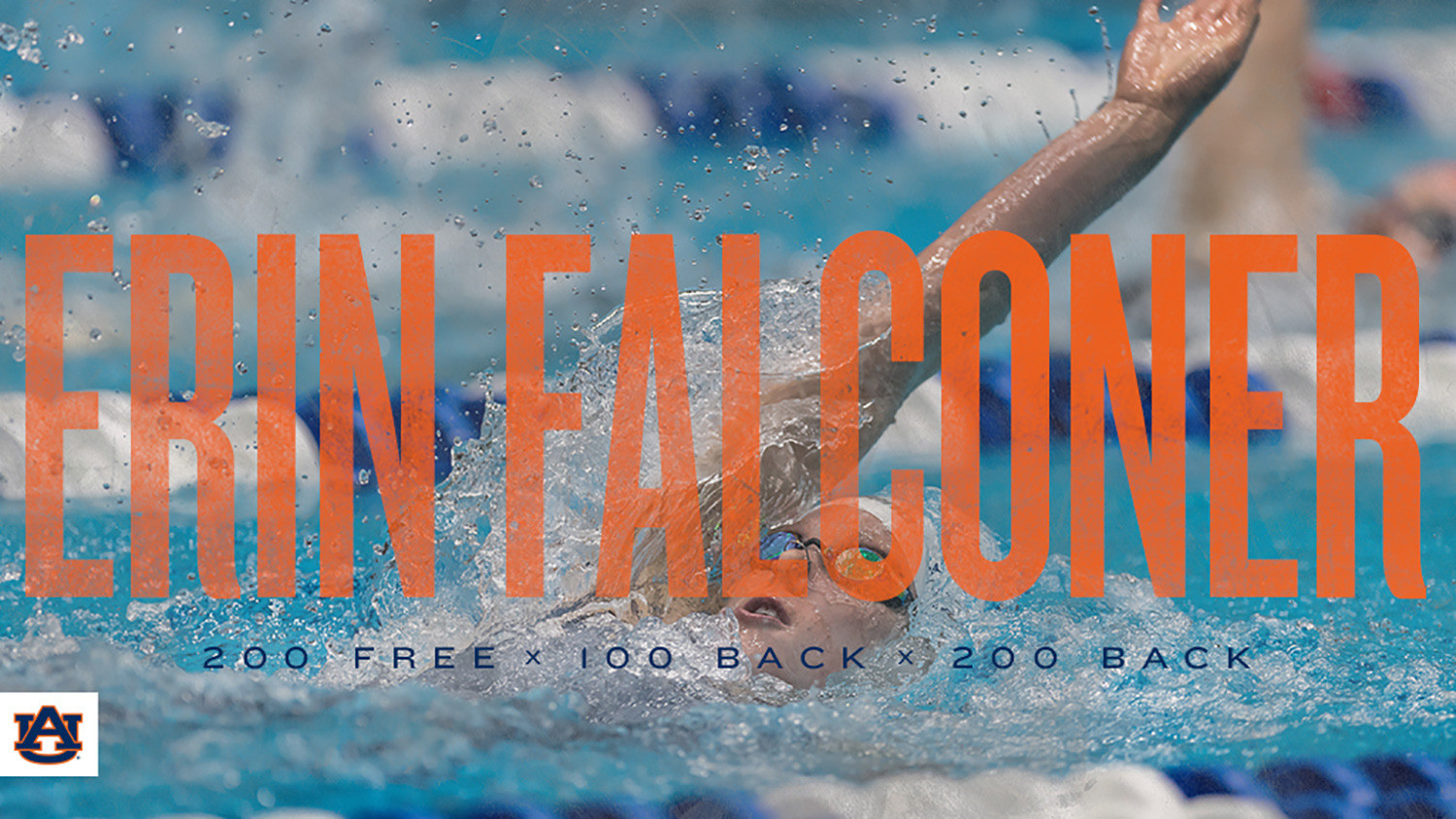 NCAA Swimmer Spotlight: Erin Falconer - Auburn Tigers - Official ...