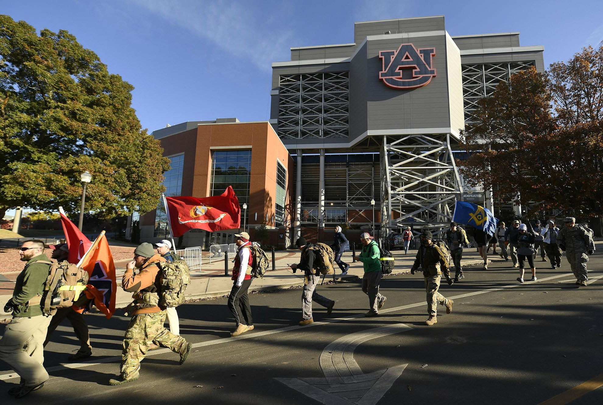 Operation Iron Ruck: student veterans march from Auburn to Tuscaloosa ...
