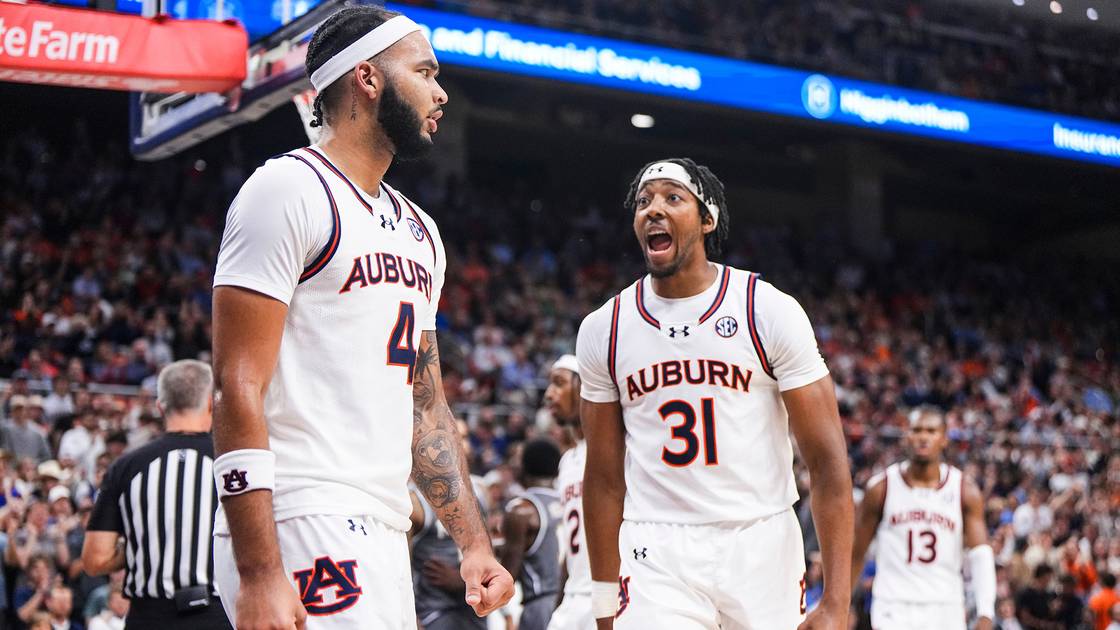 Broome, Johnson lead No. 5 Auburn over Kent State - Auburn Tigers ...