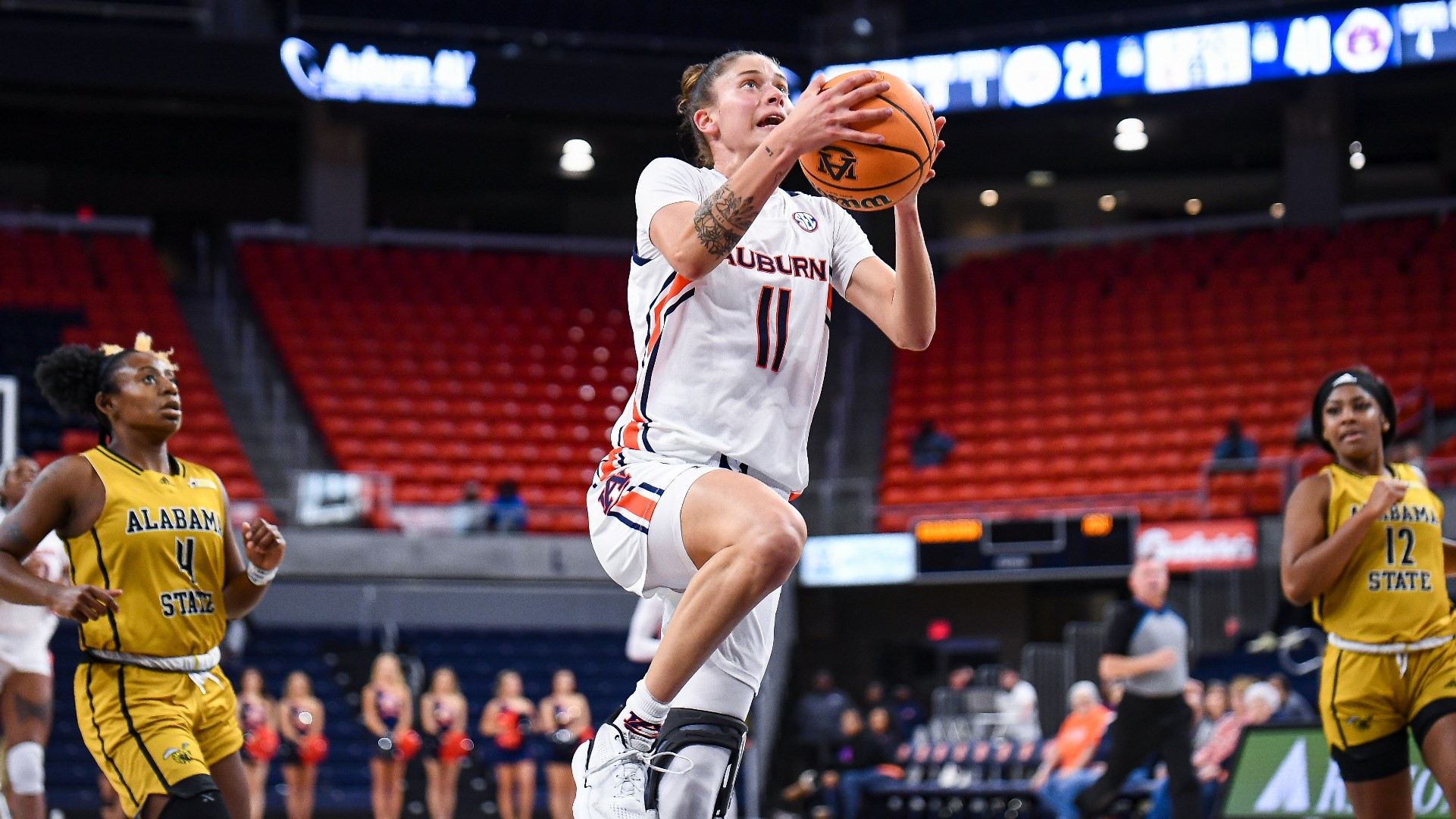 Levy's double-double leads Auburn past Alabama State 88-49 - Auburn ...