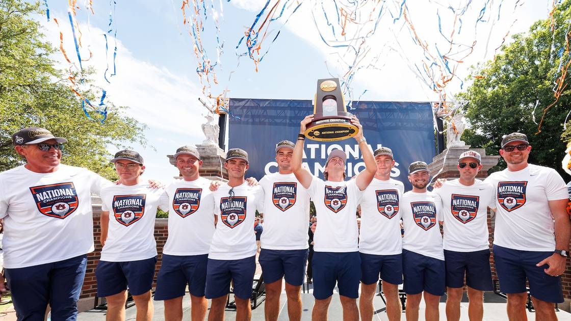 Auburn celebrates golf championship: 'We're not going to stop' - Auburn ...