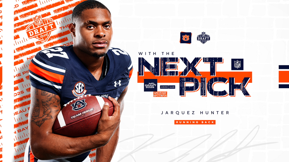 With the next pick: Auburn RB Jarquez Hunter - Auburn Tigers - Official ...