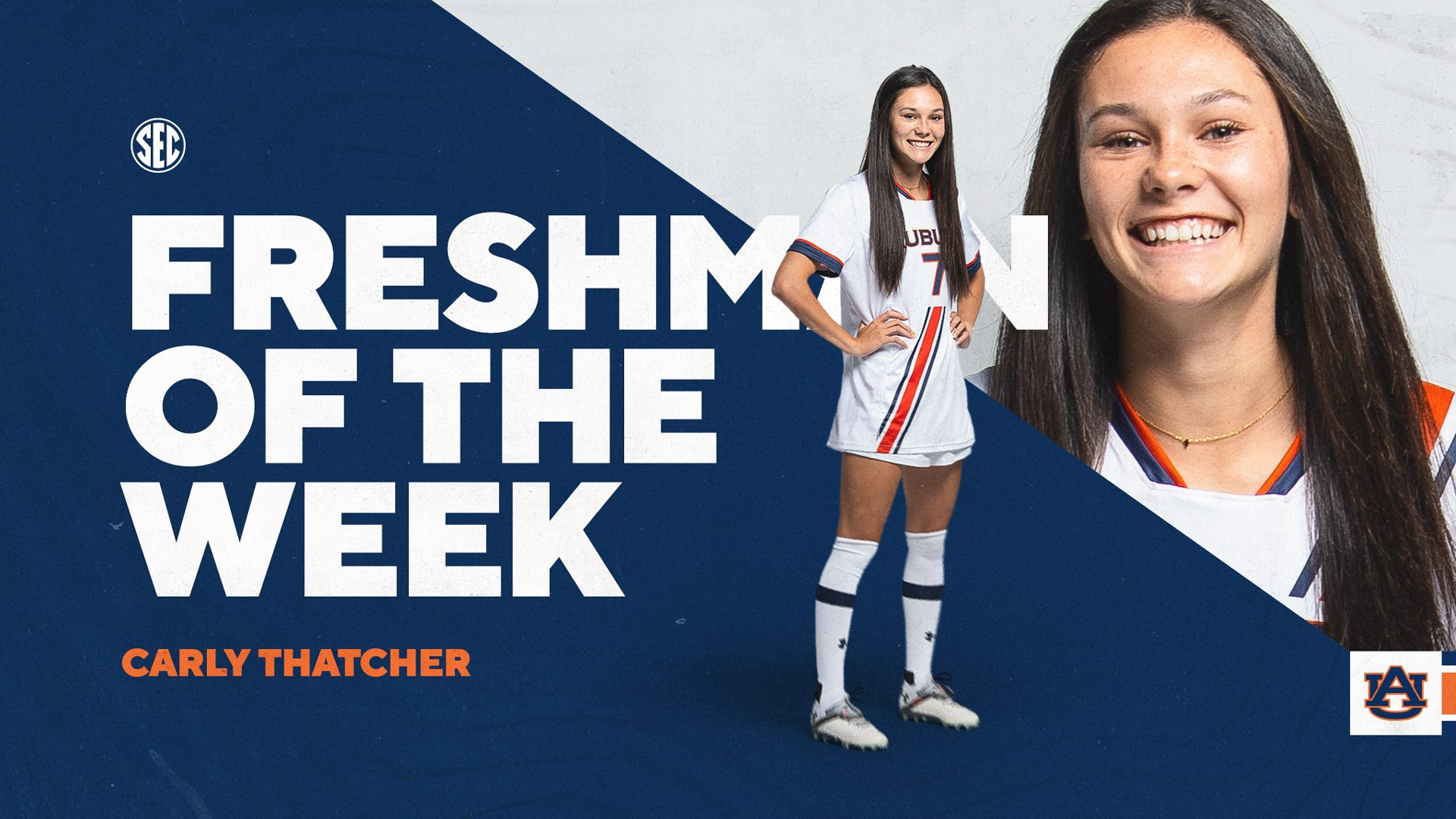 Carly Thatcher named SEC Freshman of the Week - Auburn Tigers ...