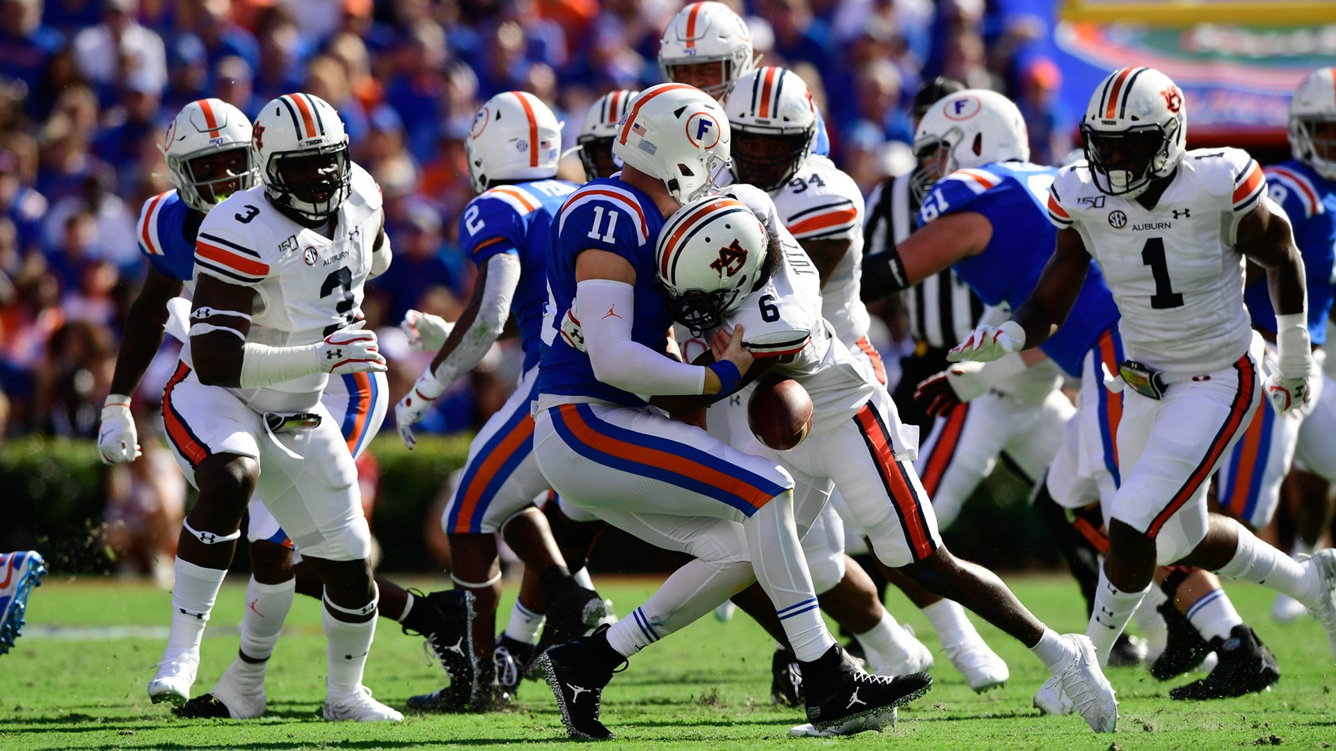 No. 7 Auburn falls to 5-1 with loss at No. 10 Florida - Auburn Tigers ...