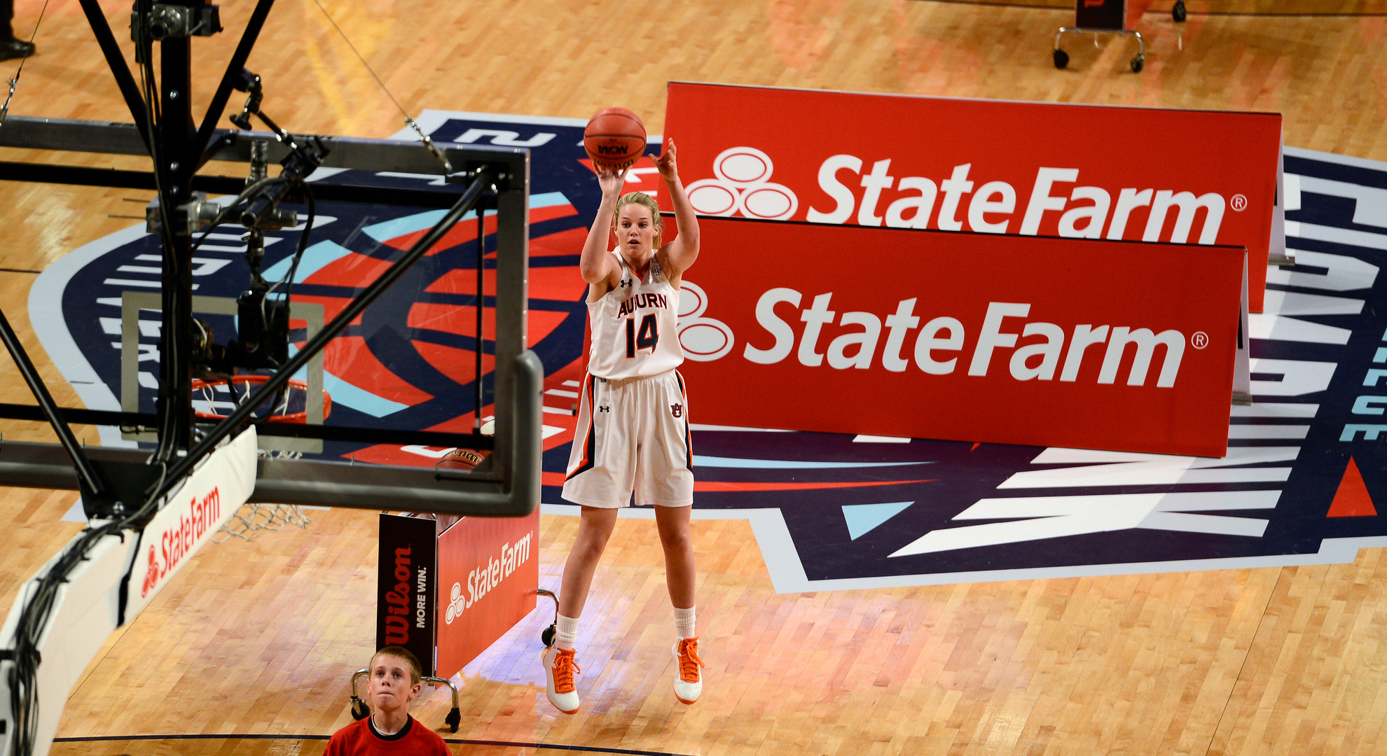 4-4-13 Blanche Alverson in the 3-Point Championship - Auburn Tigers ...