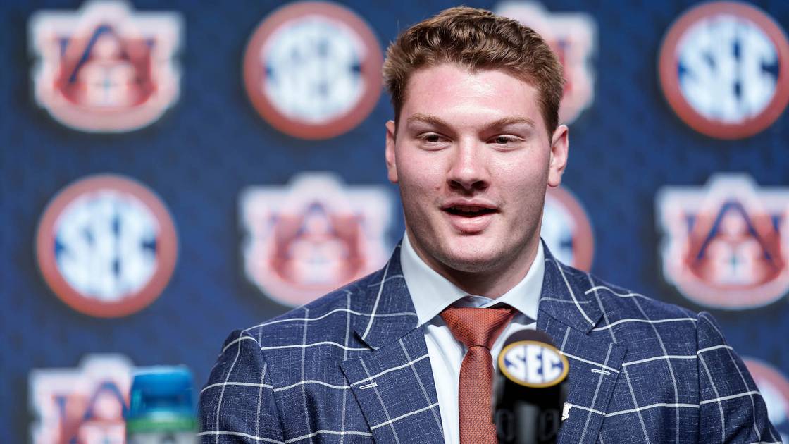 SEC Media Days: Connor Lew wants Auburn O-line 'to be feared by every ...