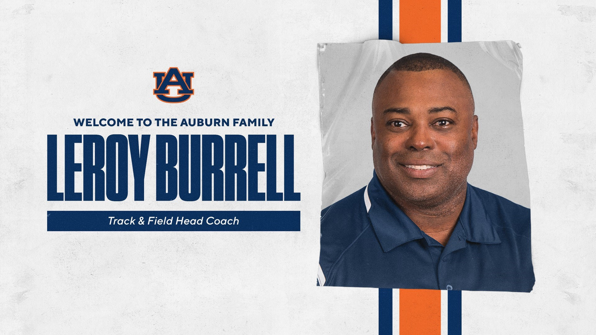 Leroy Burrell named Auburn track and field head coach - Auburn Tigers ...