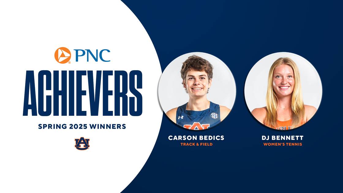 Auburn honors Bennett, Bedics as Spring 2025 PNC Achievers - Auburn ...