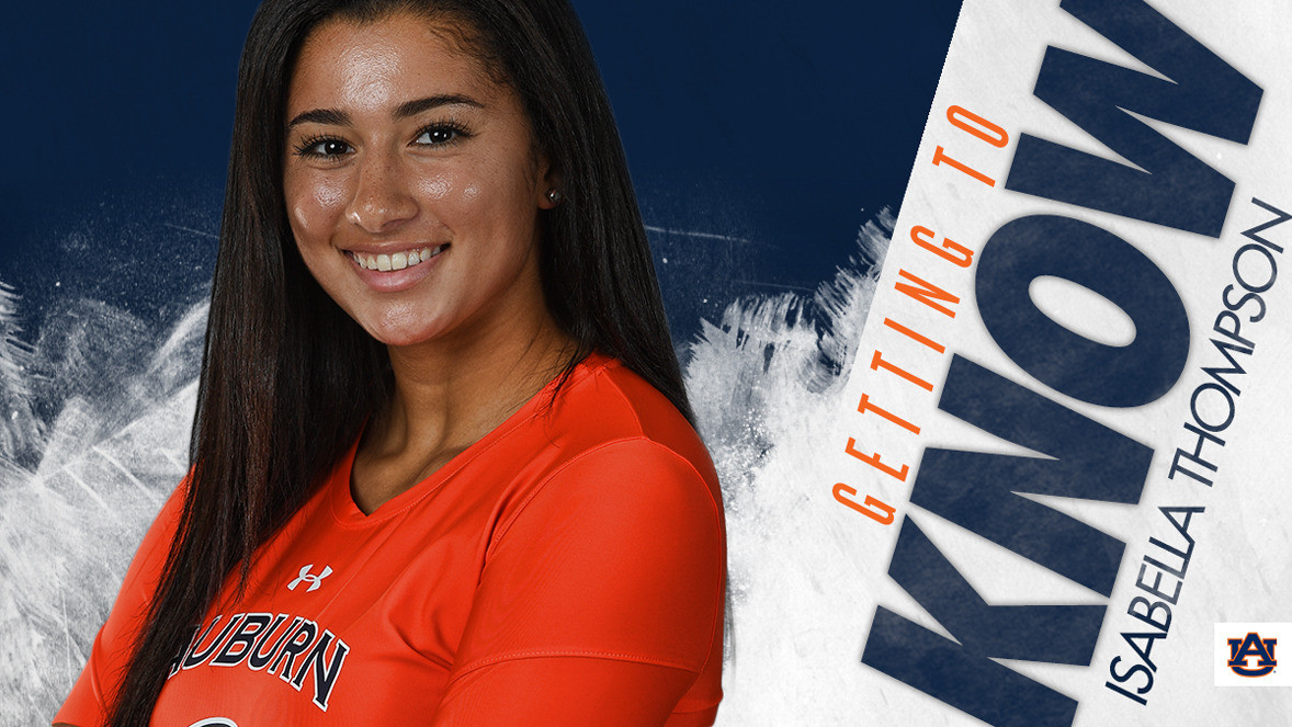 Get To Know...Isabella Thompson - Auburn Tigers - Official Athletics ...