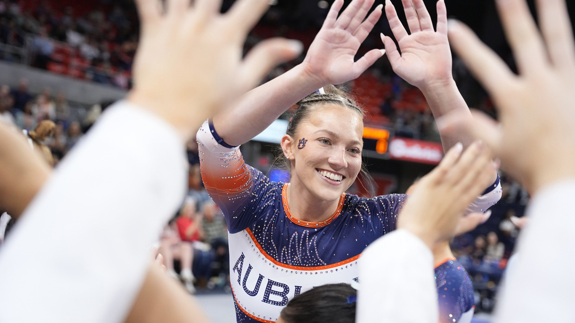 Irvine, Huff lead No. 15 Auburn to a 196.7 on Senior Night - Auburn ...