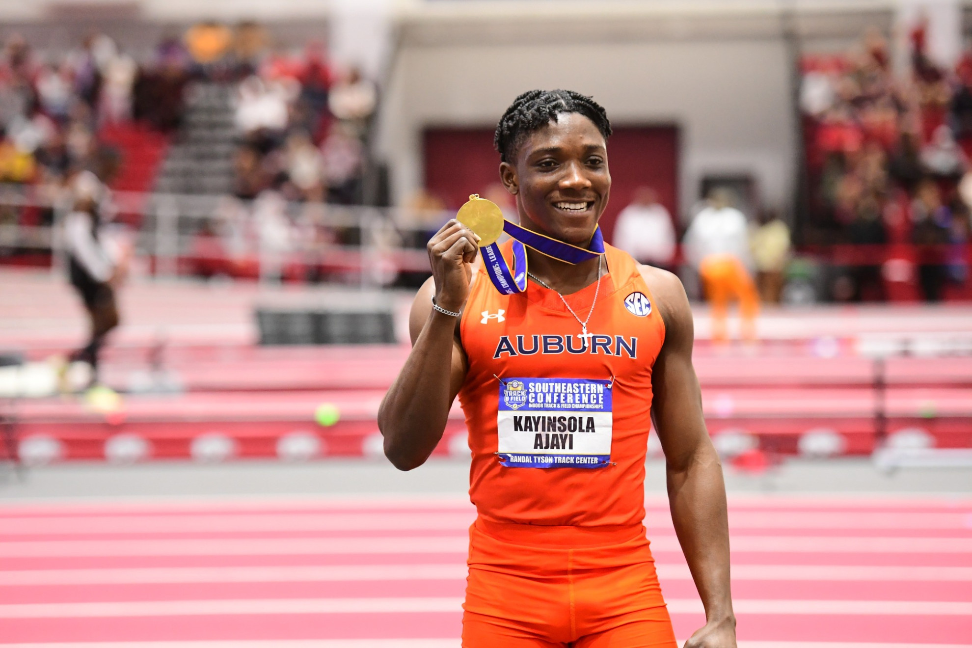 Freshman Kanyinsola Ajayi wins 60m SEC Championship - Auburn Tigers ...