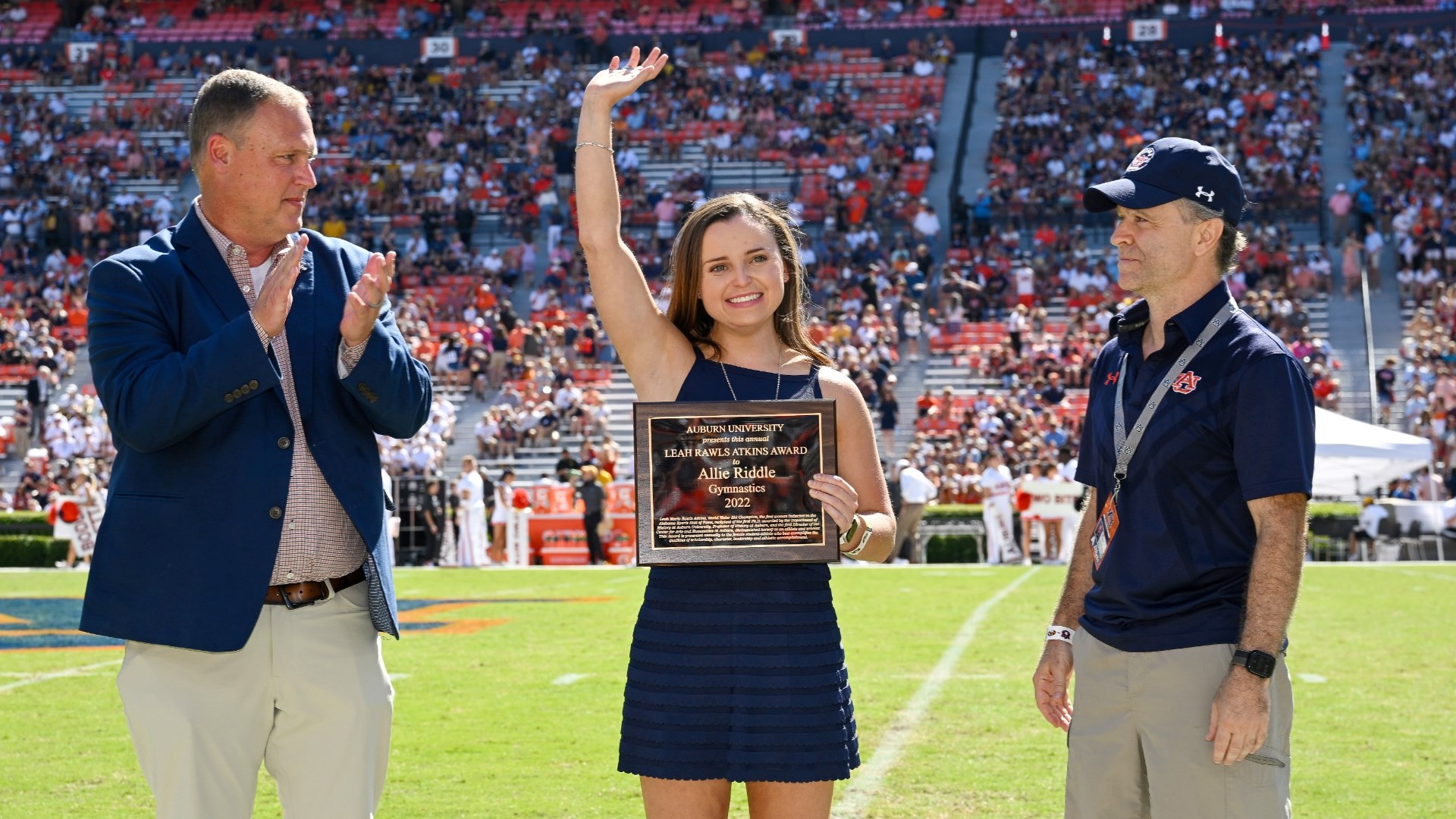 Gymnast Allie Riddle wins Auburn's Leah Rawls Atkins Award - Auburn ...