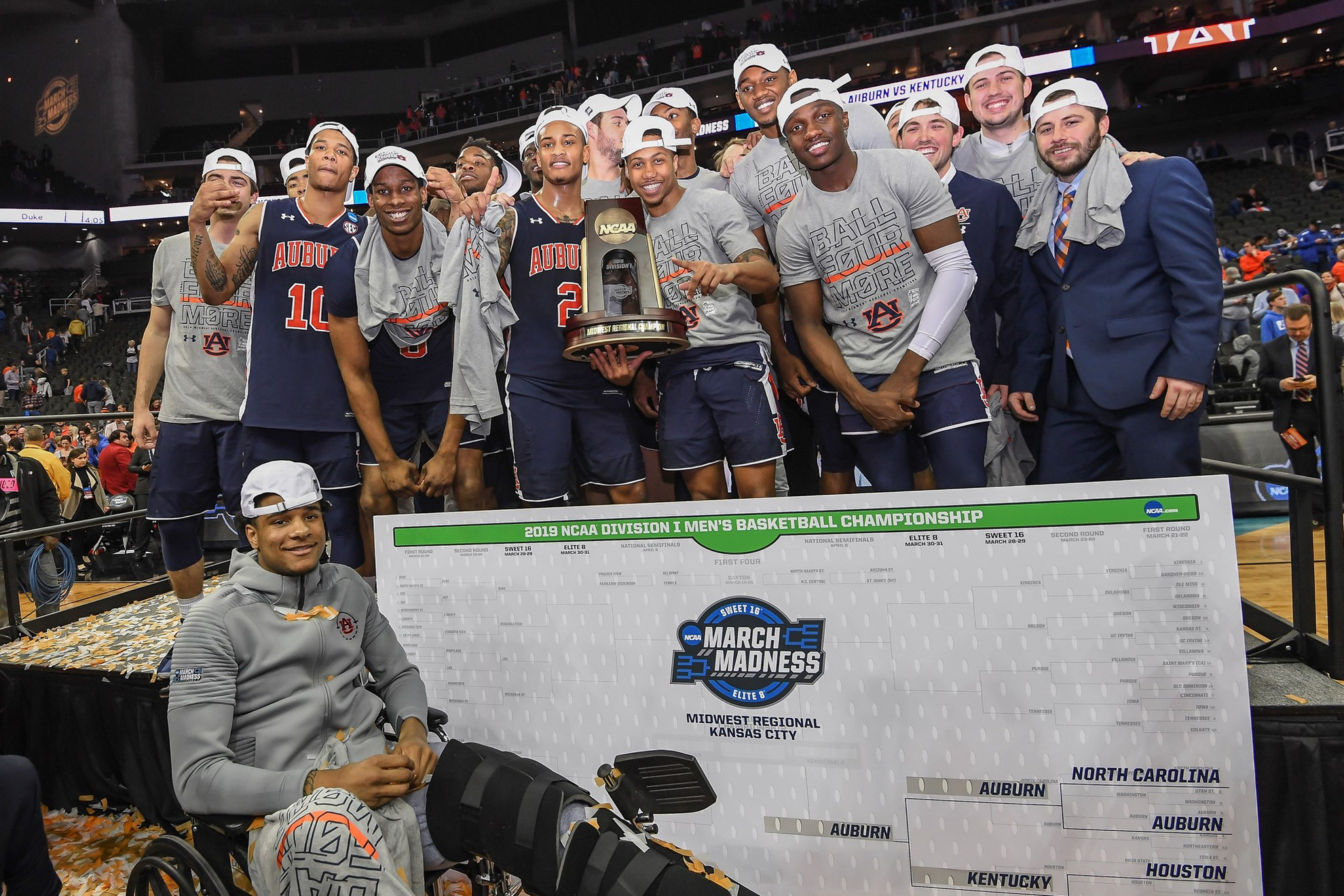 Final Four: Auburn beats Kentucky 77-71 in OT, wins Midwest Region ...