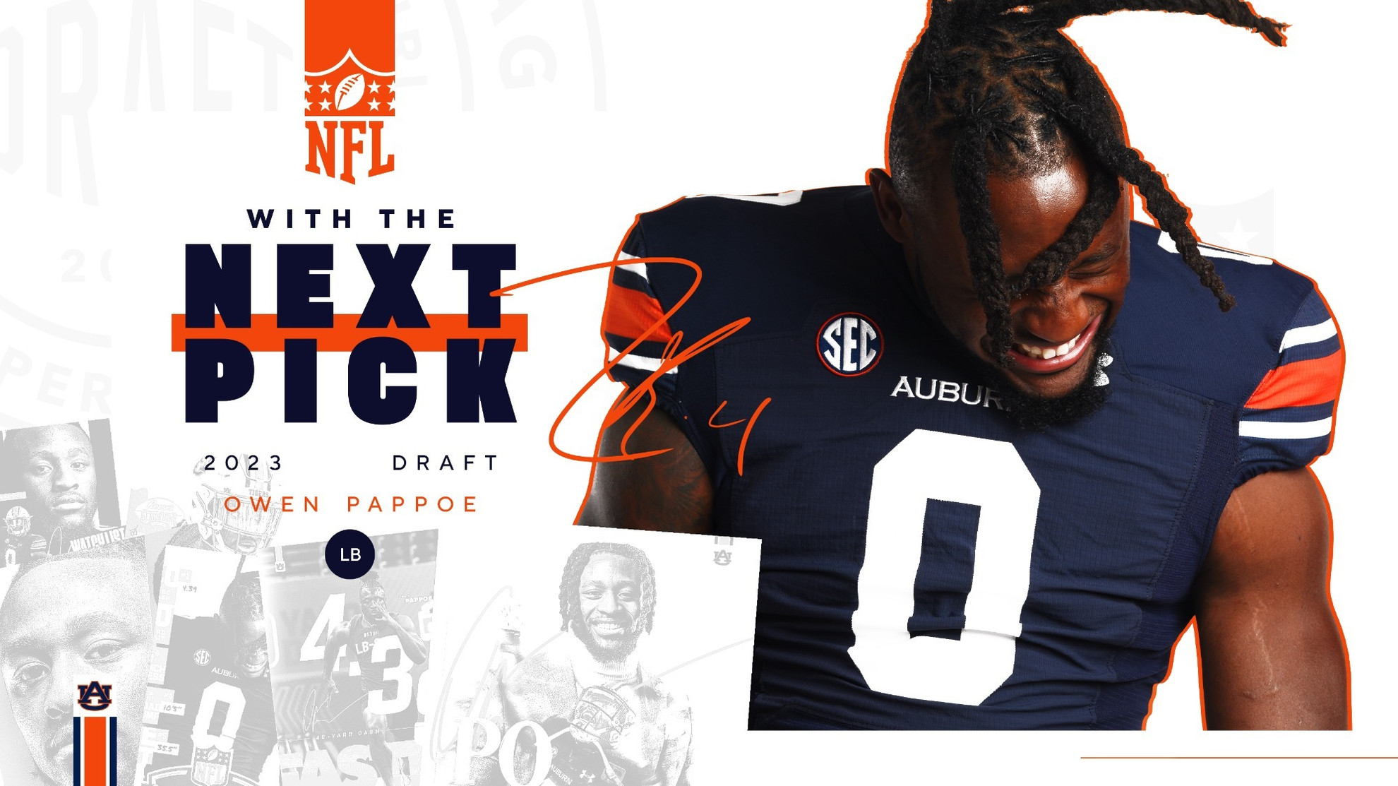 With the next pick: LB Owen Pappoe - Auburn Tigers - Official Athletics ...