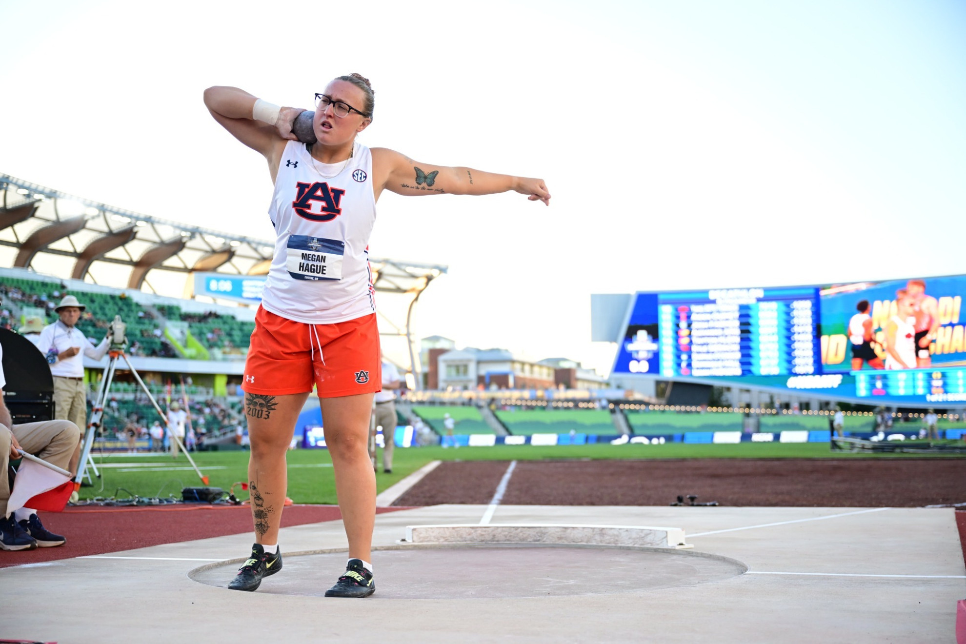 Hague claims 12th in shot put, five Tigers earn All-America honors ...