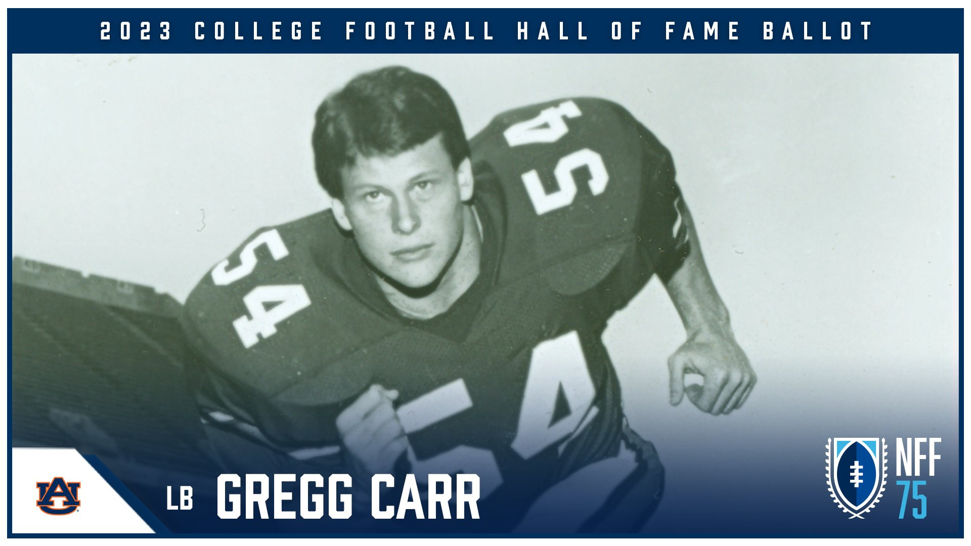 CFB Hall of Fame includes Auburn’s Greg Carr on 2023 ballot - Auburn ...