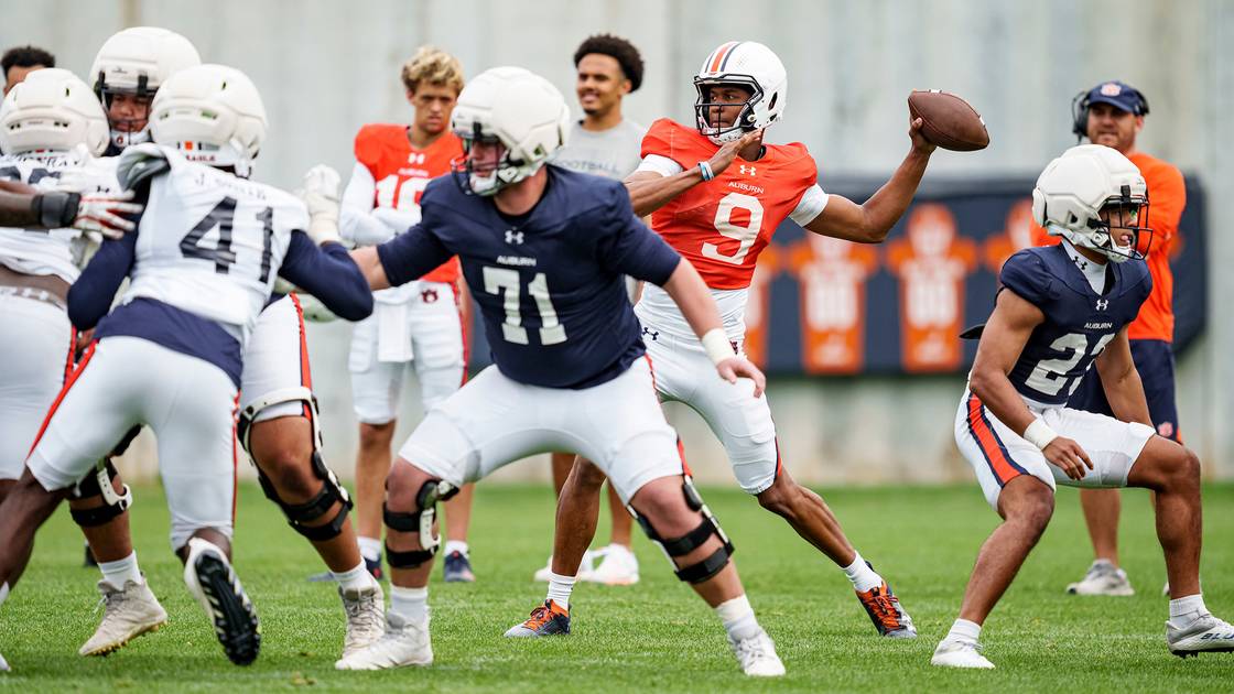 Red zone, OT competitions to highlight Auburn's A-Day practice - Auburn ...