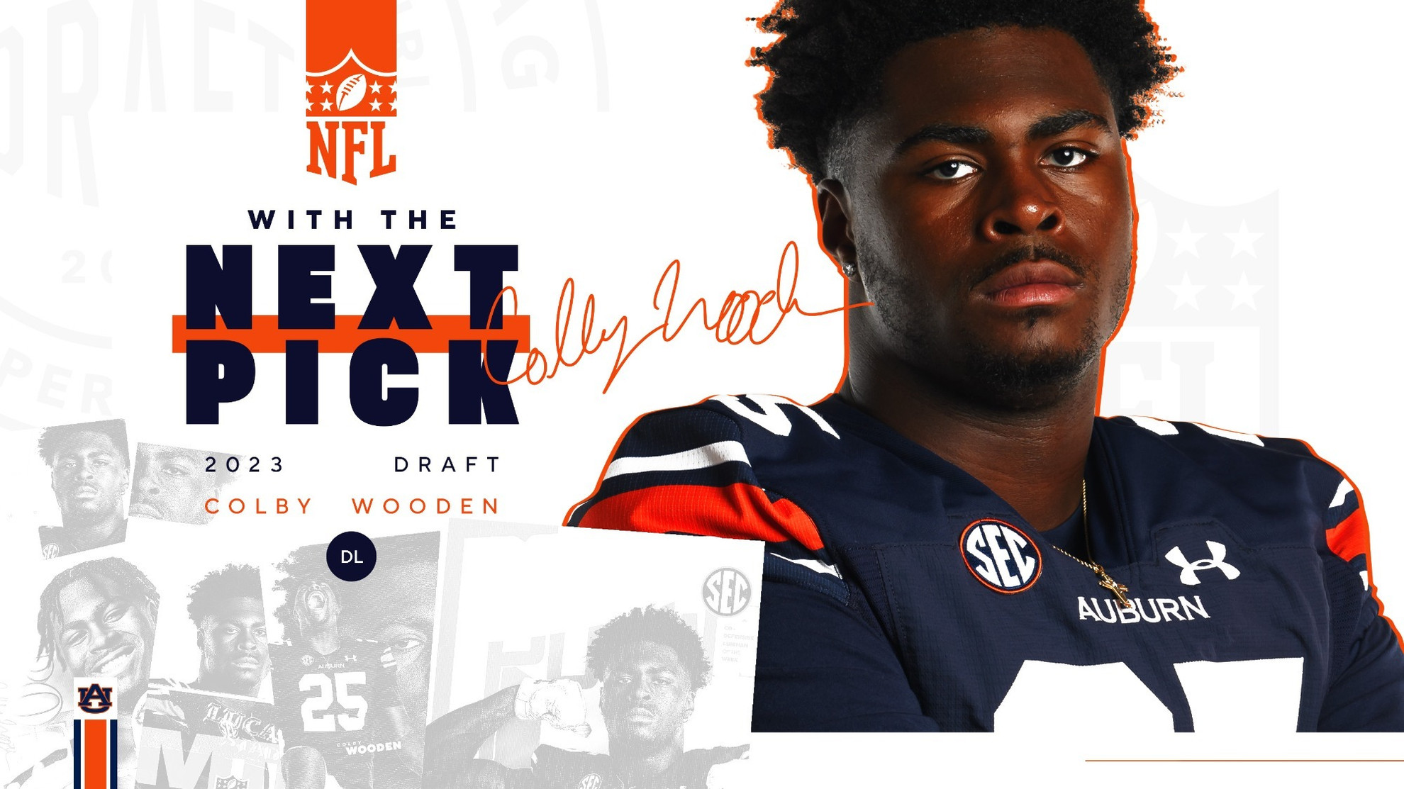With the next pick: DL Colby Wooden - Auburn Tigers - Official ...