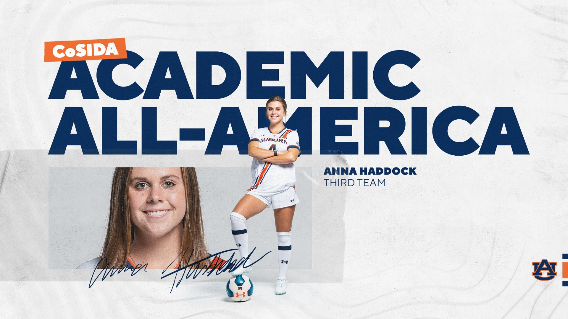 Anna Haddock named CoSIDA Academic All-America - Auburn Tigers - Official Athletics Website