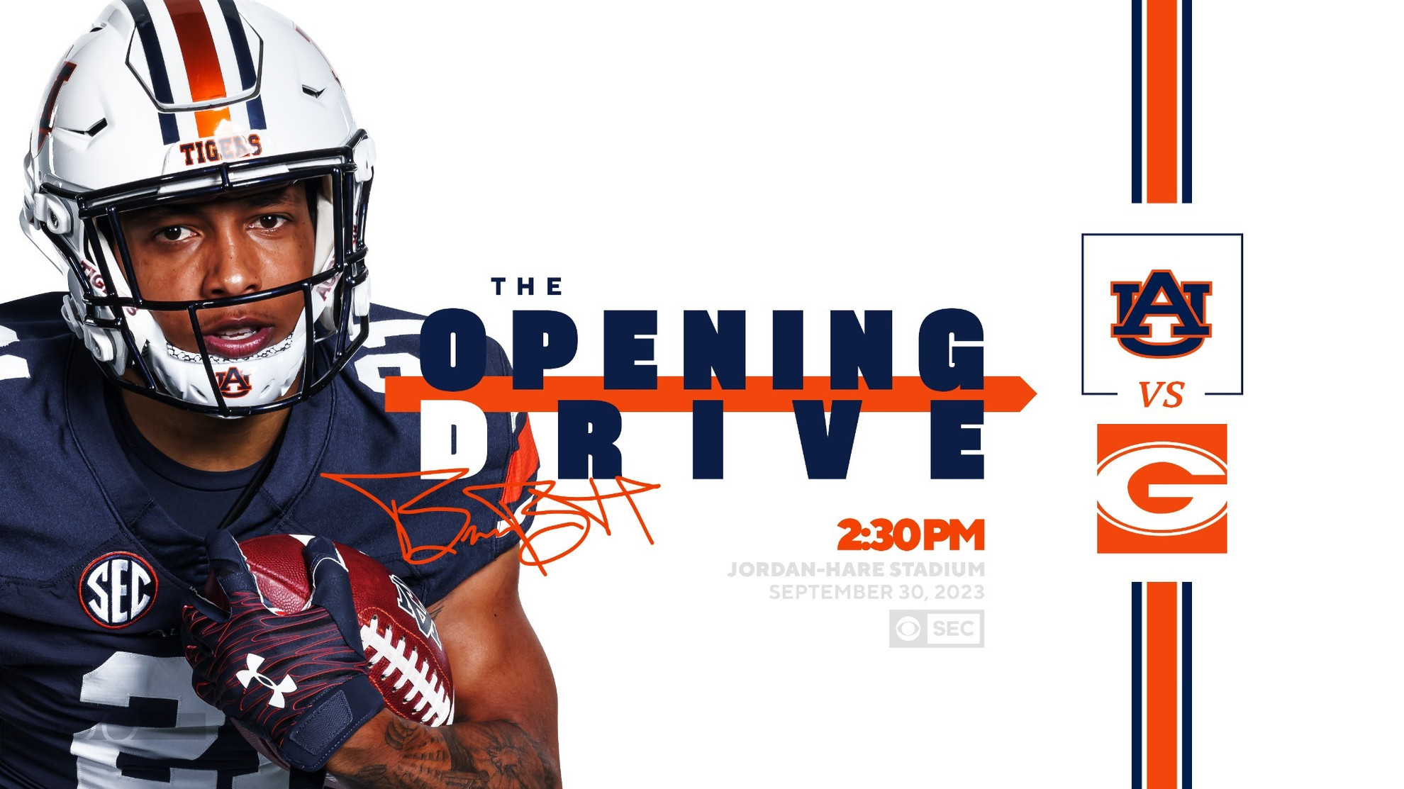 The Opening Drive: Auburn vs. Georgia - Auburn Tigers - Official ...