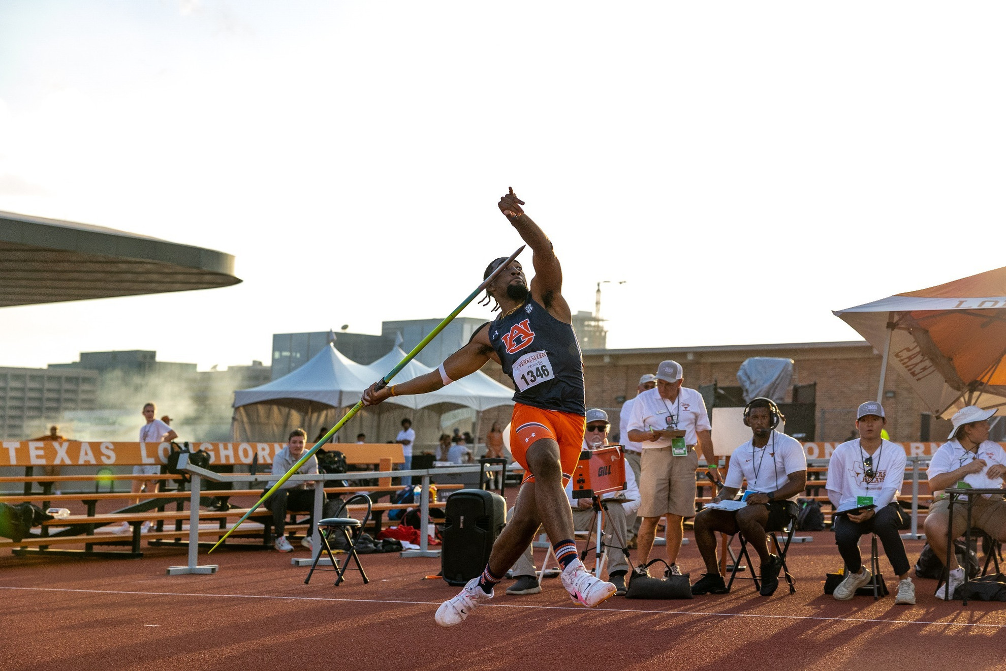 Strachan throws school record and nation’s top throw at Texas Relays ...