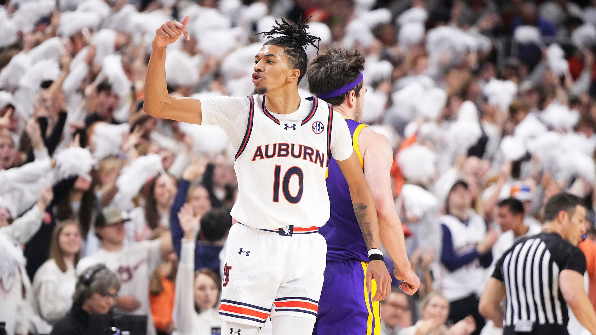 No. 16 Auburn beats LSU 93-78, stays unbeaten in SEC play - Auburn ...