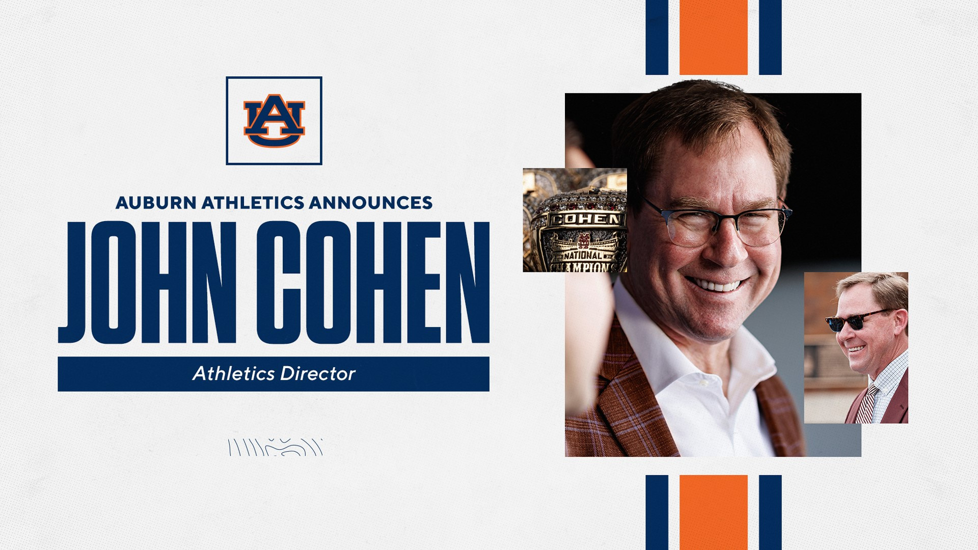 John Cohen named Director of Athletics at Auburn University - Auburn Tigers - Official Athletics ...